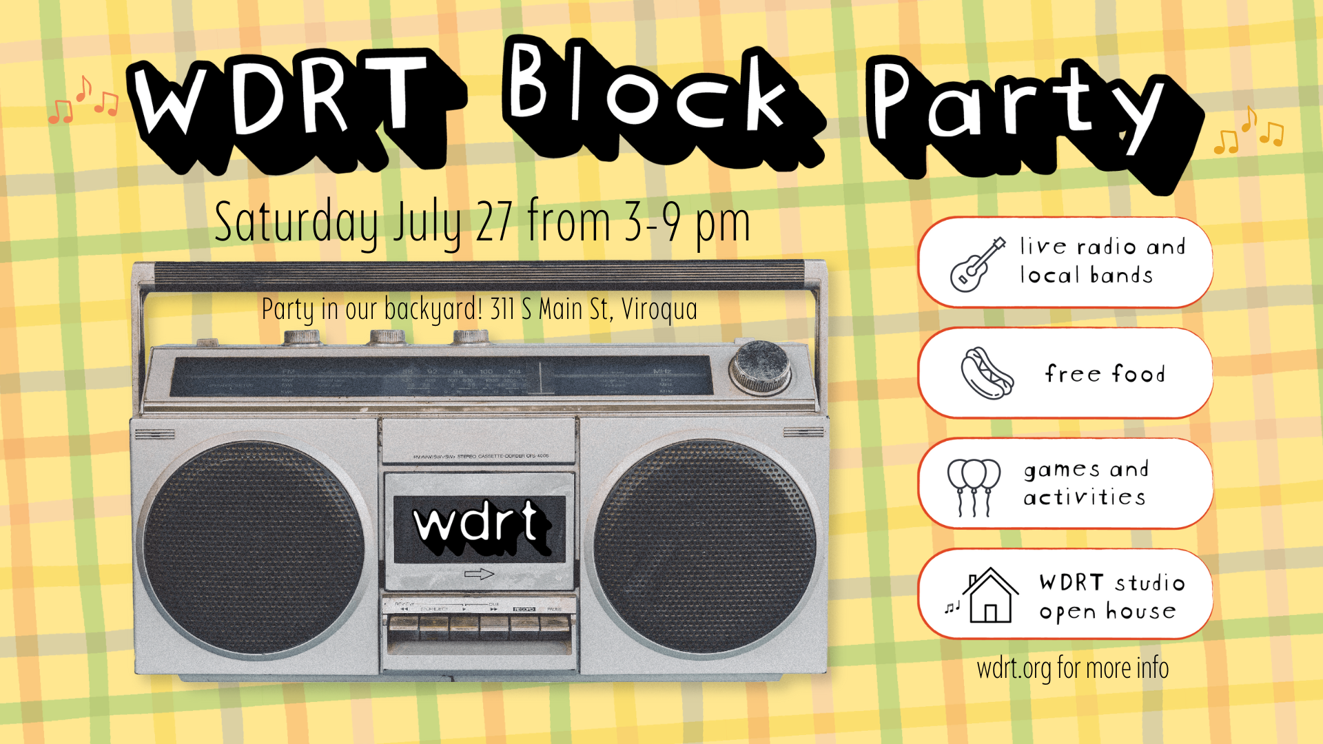 WDRT Block Party - WDRT